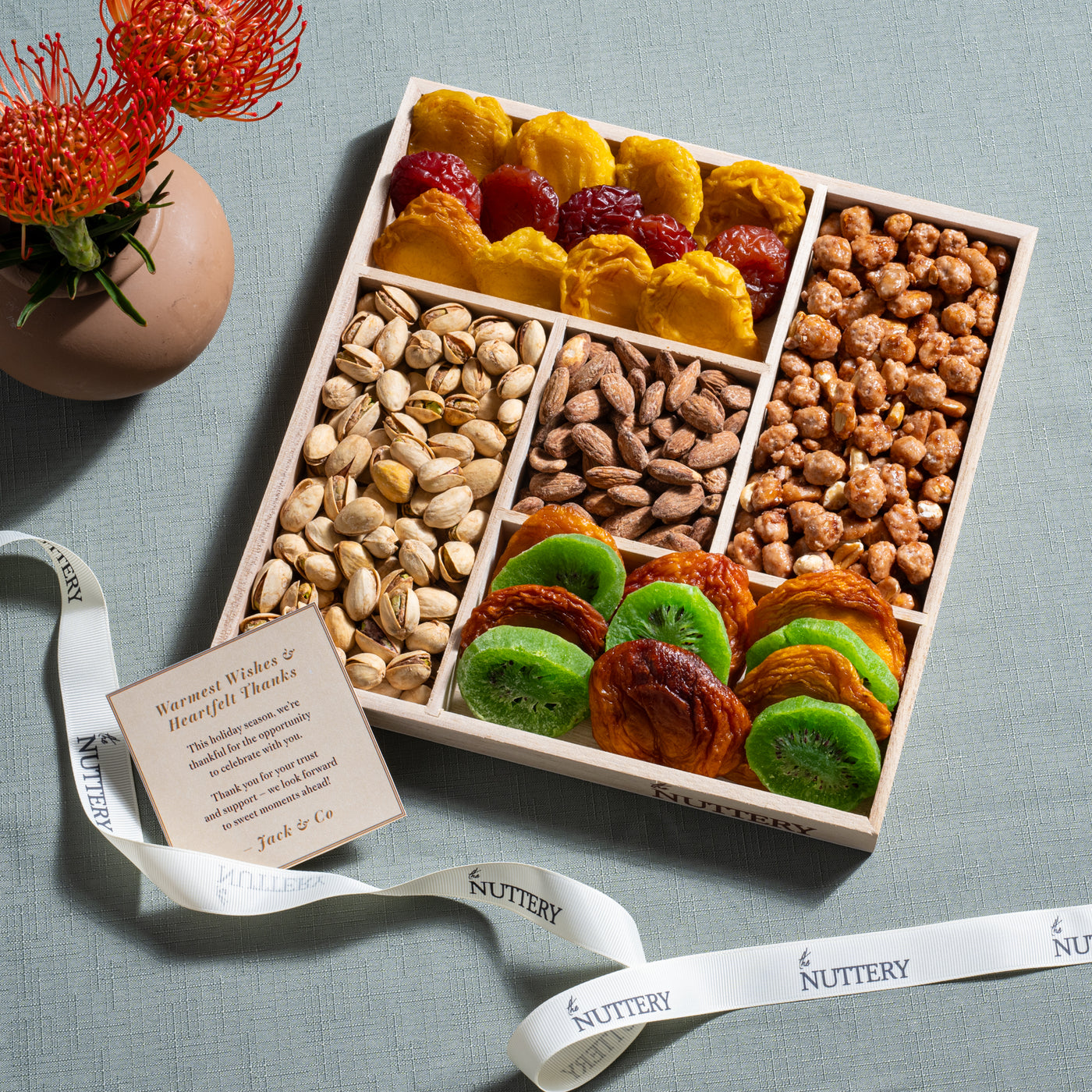 Gourmet Dried Fruit & Nut Gift Tray – Holiday Corporate Gift — The Nuttery