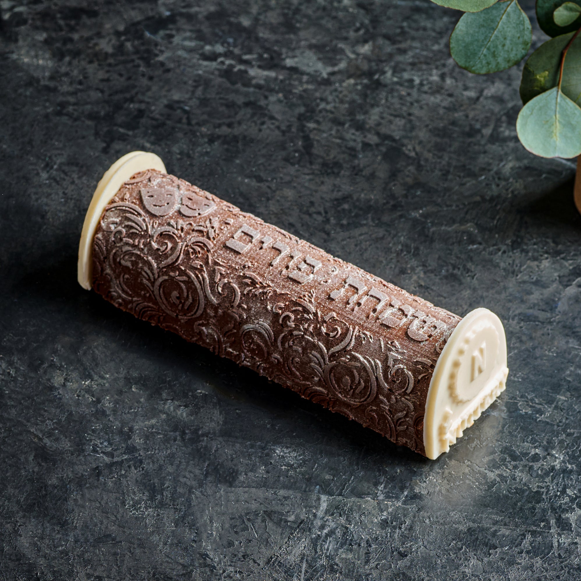 Purim-Themed Chocolate Logs — The Nuttery